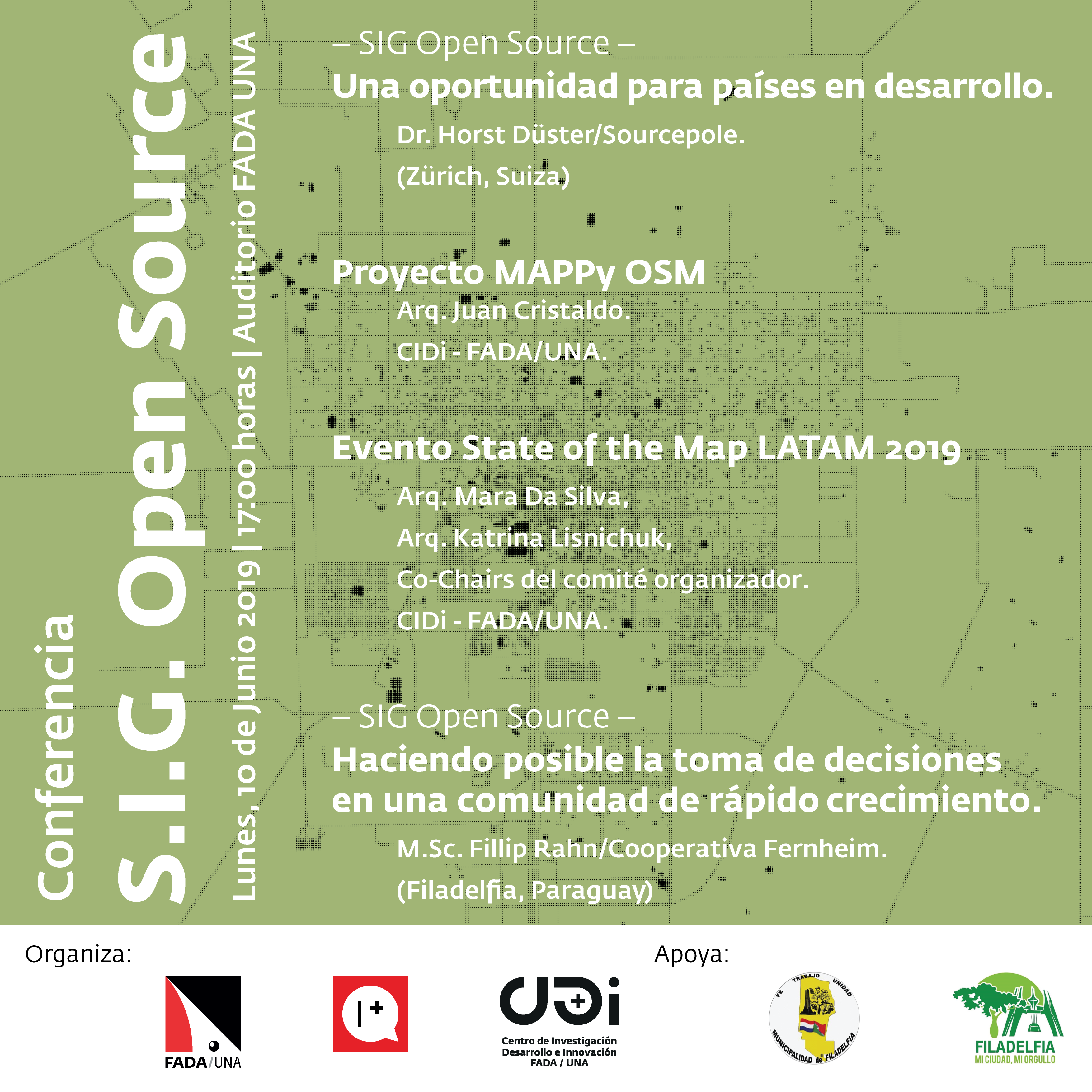 CONFERENCIA S.I.G. OPEN SOURCE en la FADA-UNA – CIDi FADA UNA